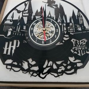 Wall Decor | New Harry Potter Vinyl Record Color Changing Wall Clock ...